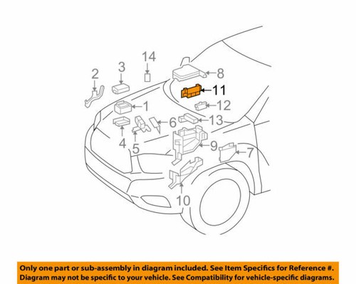 82620-48090 Toyota Block assy, fusible link 8262048090, New Genuine OEM ...