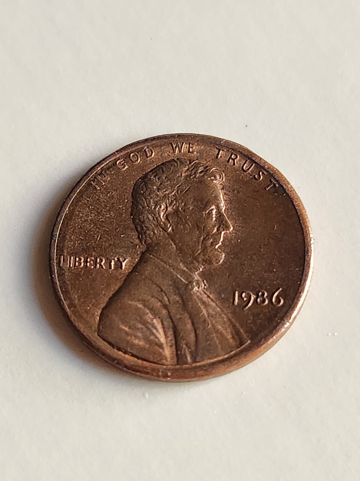 1985 No Mint Mark MS Red Brown USA Lincoln Penny with Double-Die & Rim ...