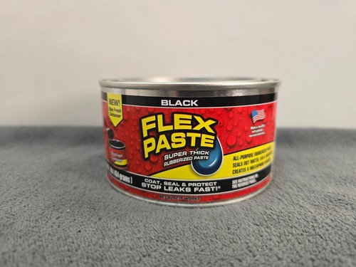 Flex Paste 1 lb. Black All Purpose Strong Flexible Watertight Sealant ...