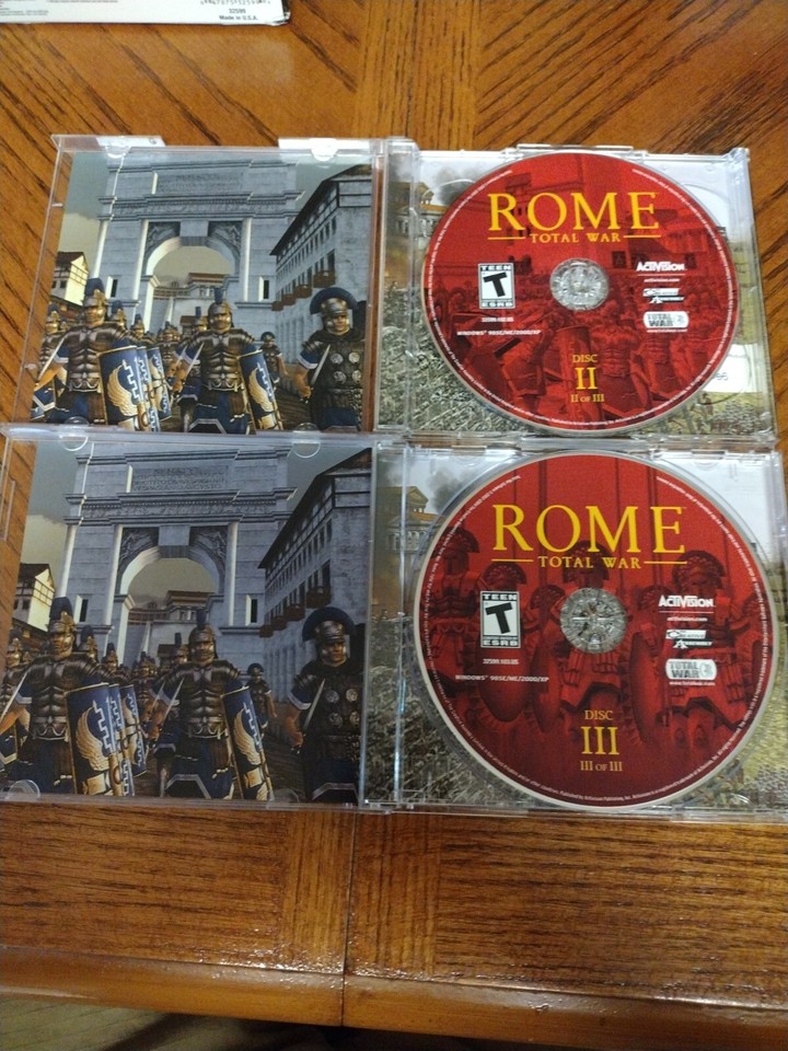 Rome: Total War (PC, 2004) Game Disc's II & III ONLY Mint 47875325999| eBay