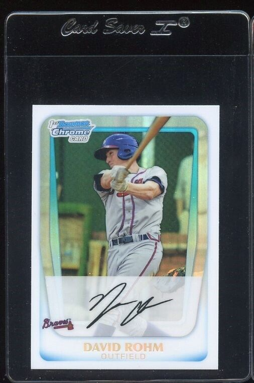 2011 BOWMAN CHROME PROSPECTS REFRACTOR /500 #BCP148 DAVID ROHM RC ...