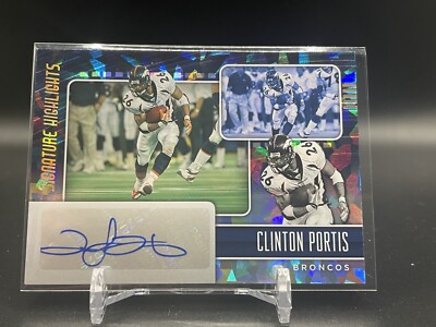 2023 Phoenix Football Clinton Portis #SH-58 Signature Highlights Auto💎🔥 ...