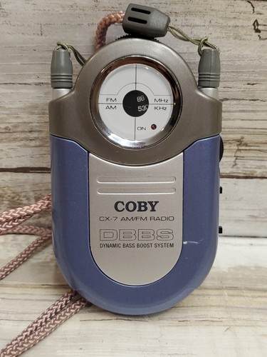 Coby CX-7: Mini AM FM Pocket Radio (Dynamic Bass Boost System) With ...