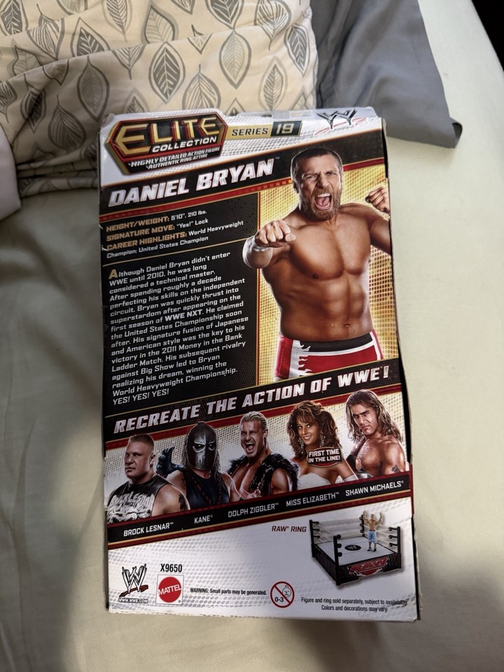 Mattel WWE Elite Series 19 Daniel Bryan Action Figure | eBay