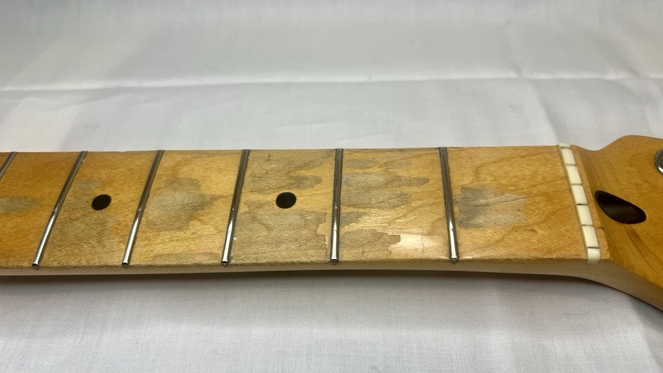 1996 Naturally Reliced Fender Stratocaster guitar neck MIM Standard ...