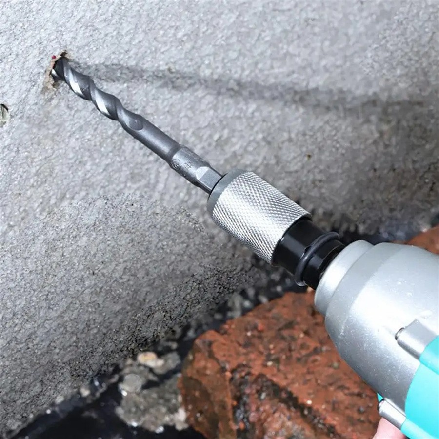 Rotary Hammer Adapter, 4 Impact Drill Bits Set, Electric Hammer to ...