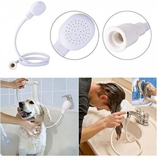 Shower Head with Hose for Pets Dog Adult Bath Tub Faucet Spray Washing ...