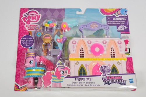PINKIE PIE DONUT SHOP MY LITTLE PONY EXPLORE EQUESTRIA MLP FIGURE MOSC ...