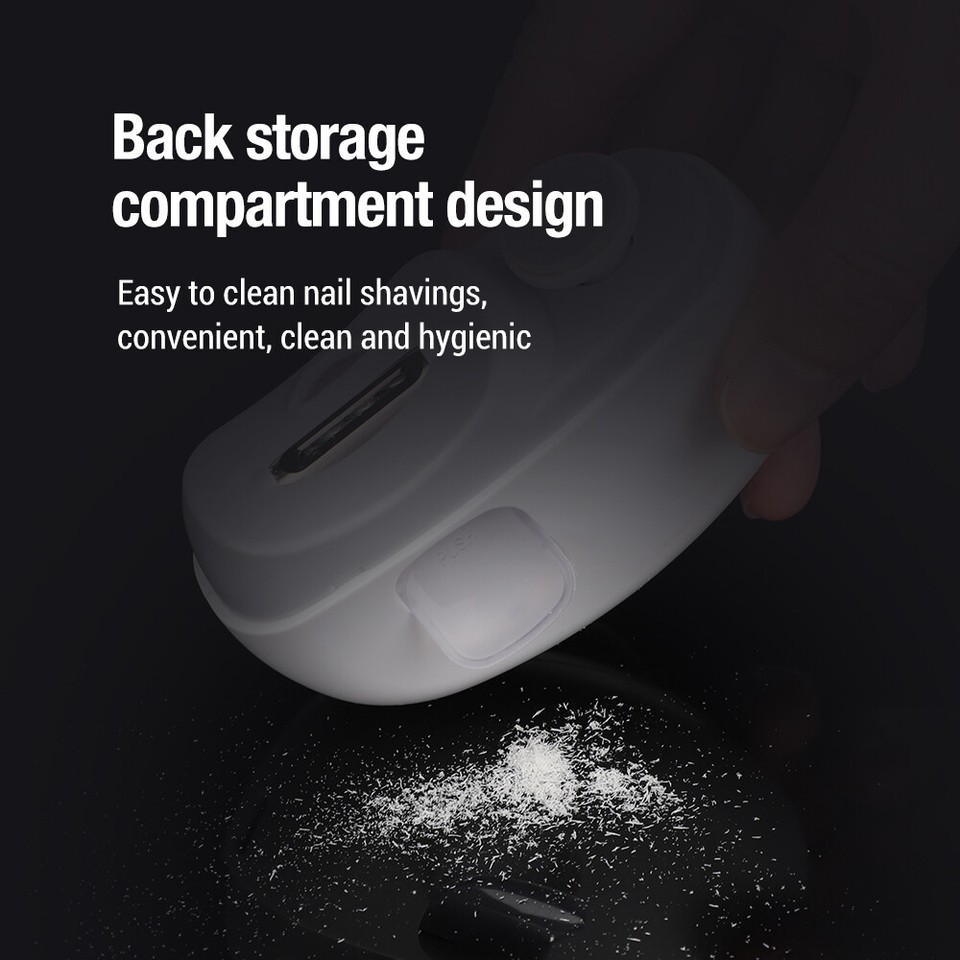 Professional Cutter Pedicure Electric Automatic Nail Clippers Toe Thick ...