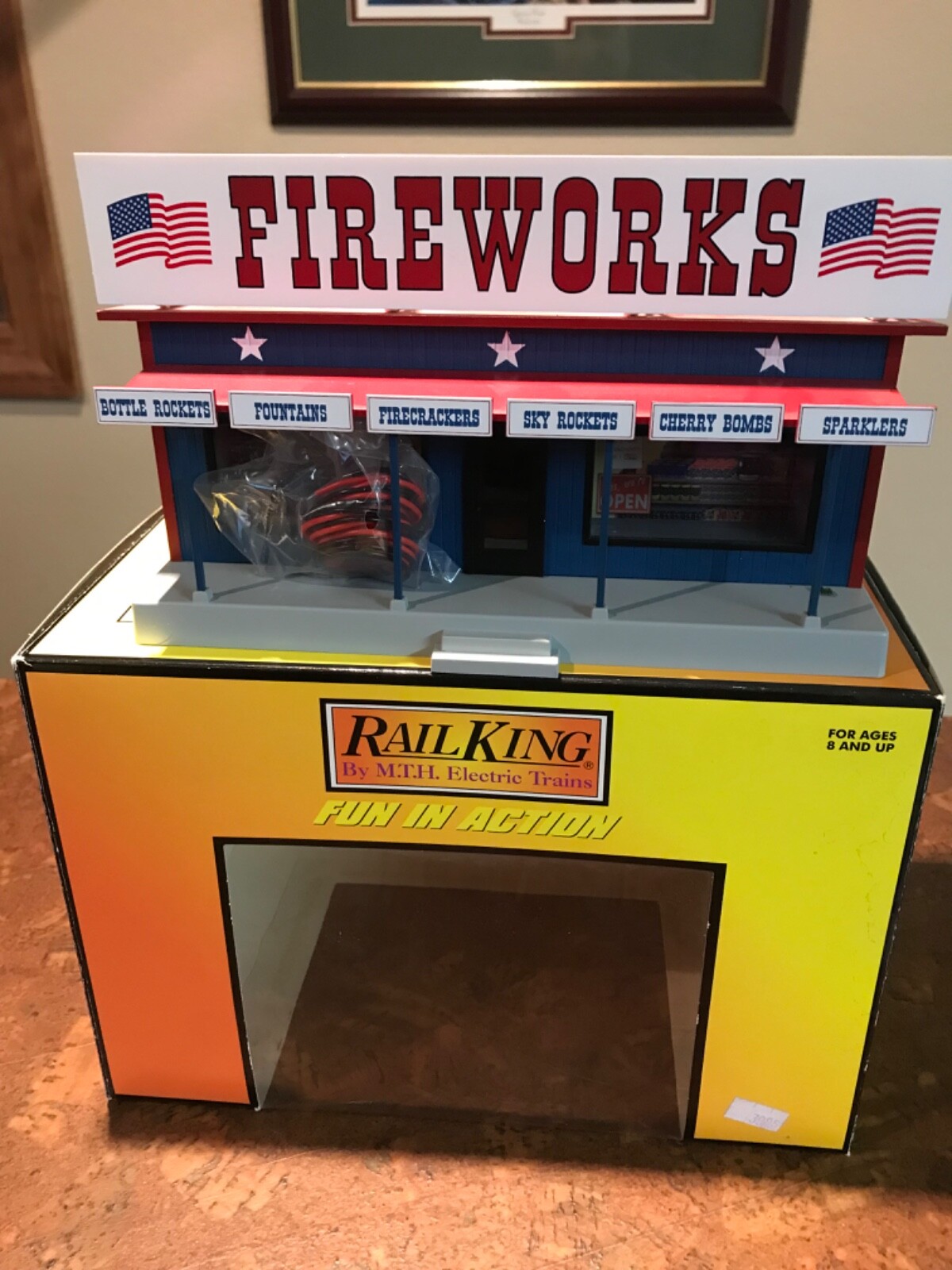 Mth Rail King lighted Fireworks roadside stand | eBay