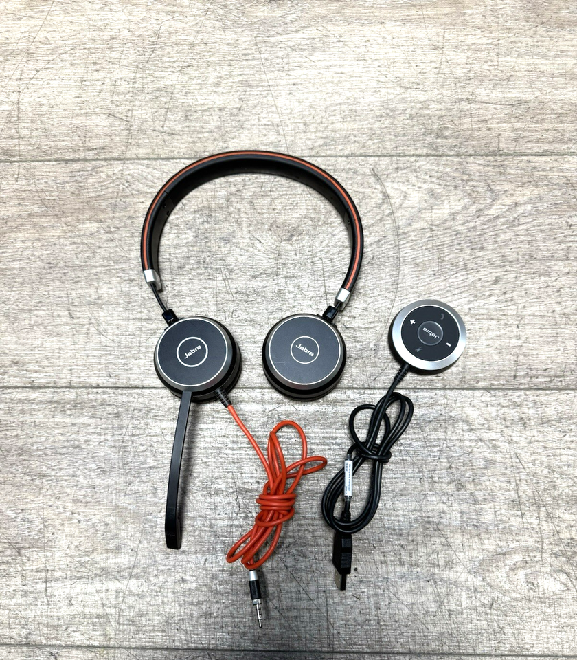 Jabra Evolve 40 UC Stereo Over The Ear Headsets HSC017 | eBay