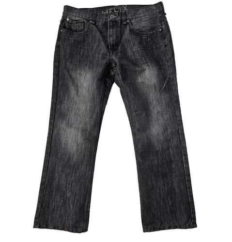 Helix Jeans Grey Mens 5 Pocket Slim Sz 36 X 30 Instinct Is A Virtue | eBay
