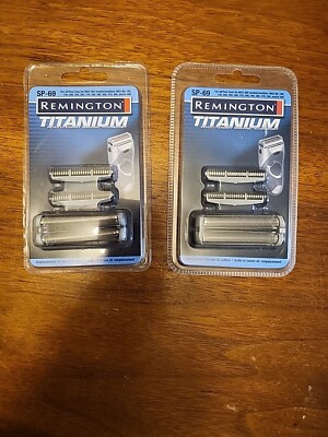 2x REMINGTON Titanium SP69 Replacement Screen & Cutters For Microscreen ...
