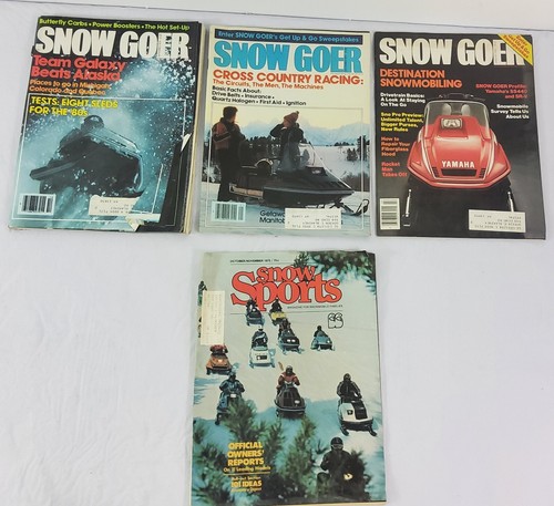 Lot of 4 Vintage Snow Sports & Snow Goer Magazines 1975-1980 | eBay