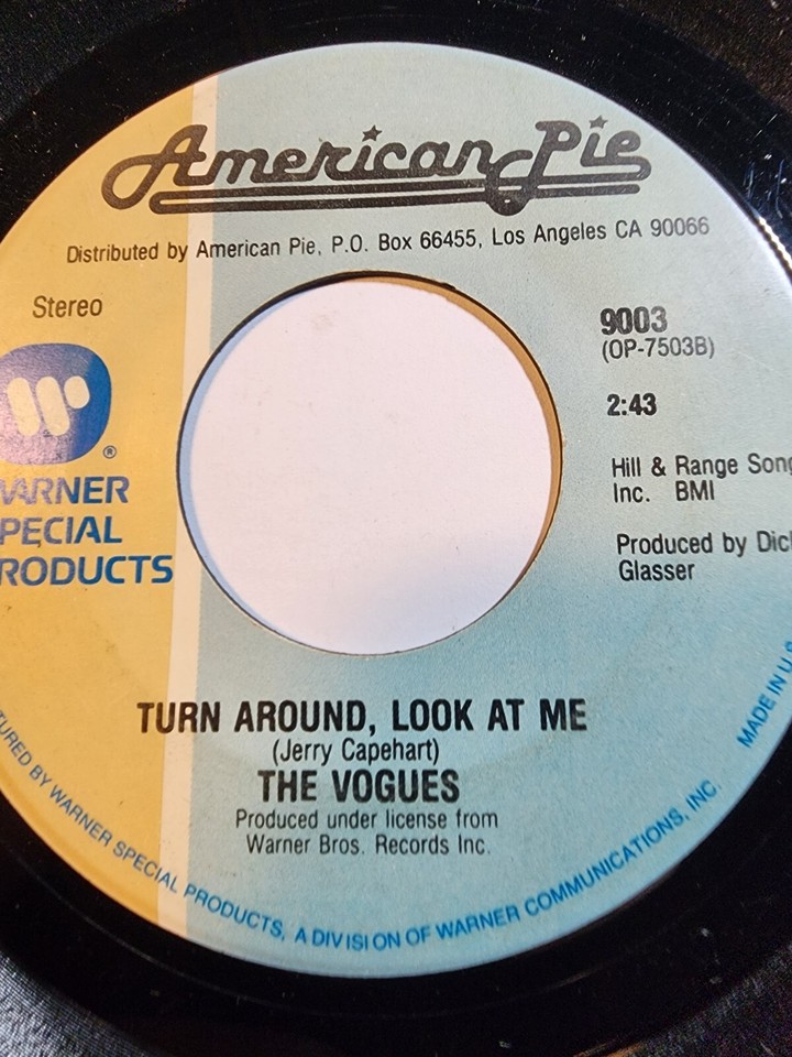 Vogues : Turn Around Look at Me / Connie Stevens Sixteen Reasons VG ...