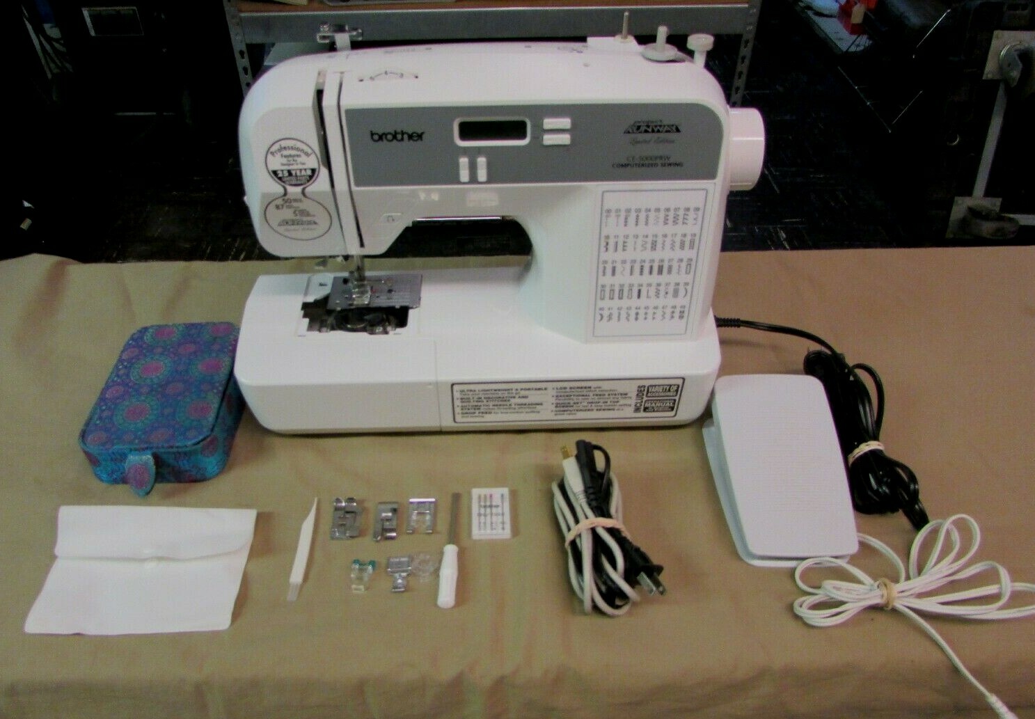 BROTHER CE-5000PRW Project Runway Computerized Sewing Machine LE ...