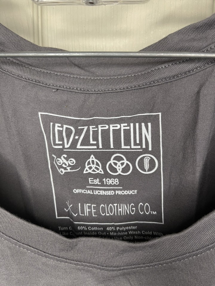 Led Zeppelin T-shirt Signs Symbols Torrid Size Large Rock Band | eBay