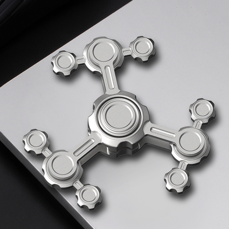 Chaos Pendulum luminous Fidget Spinner Adult Metal Hand Spinner EDC ...