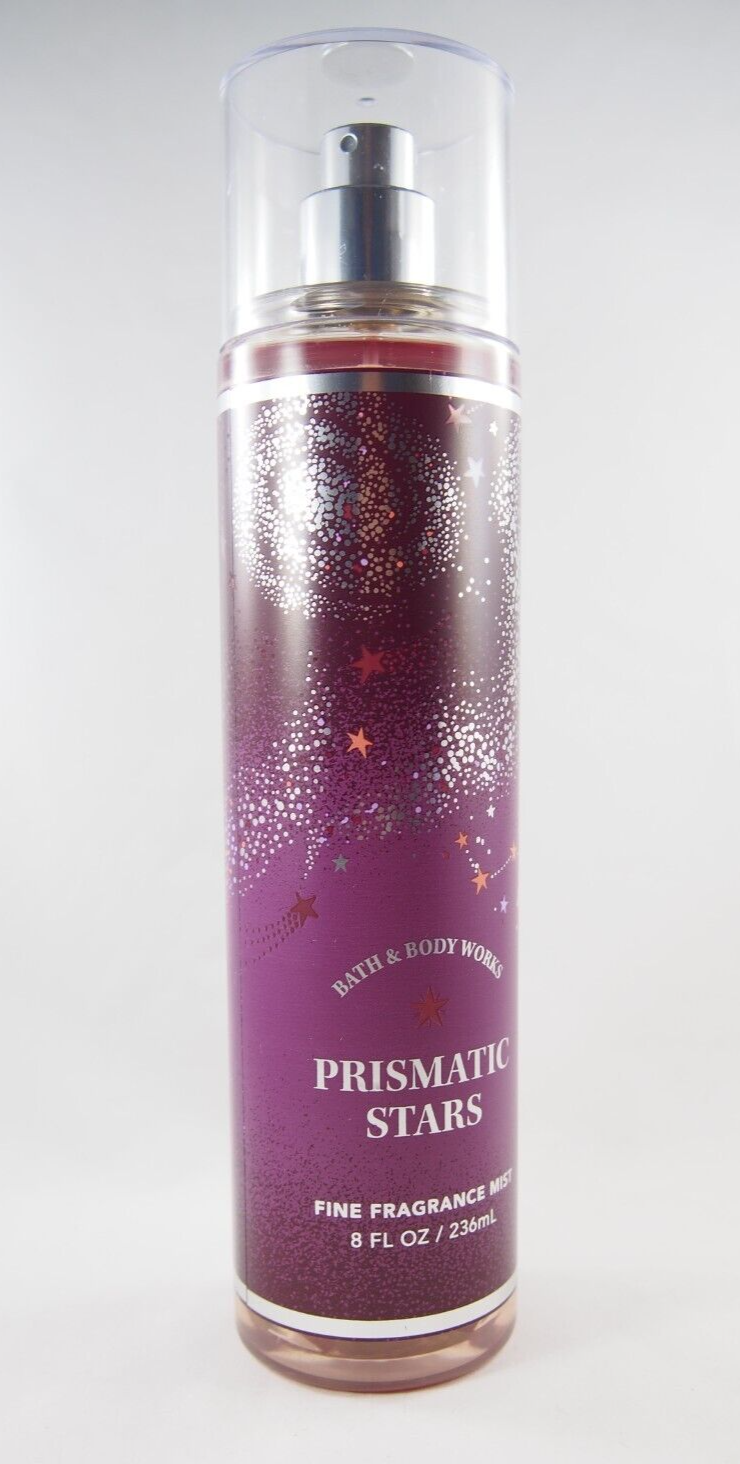 (1) Bath & Body Works Purple Silver Prismatic Stars Fragrance Mist 8oz ...