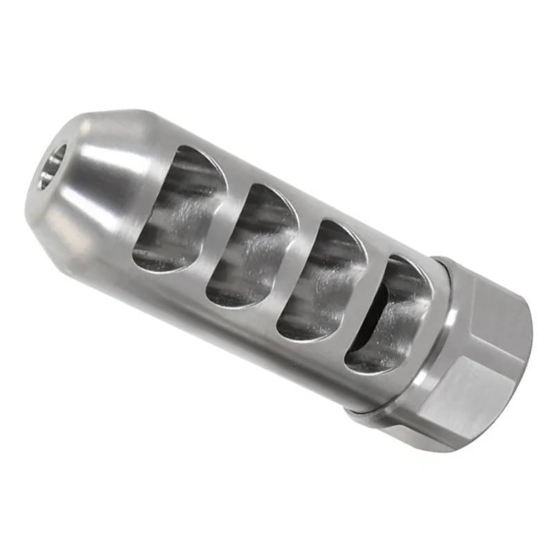 APA Gen II Fat Bastard 3/4x24 338 Cal SS Muzzle Brake GenII-FAT-3/4x24 ...