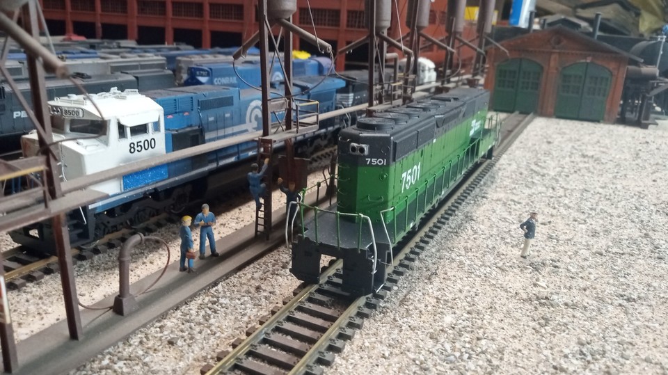 custom built HO athearn blue box sd40-2 B shell bn bnsf kato 7501 | eBay