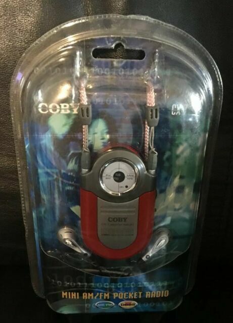 Coby Mini Red Am/fm Pocket Radio - Cx7 for sale online | eBay