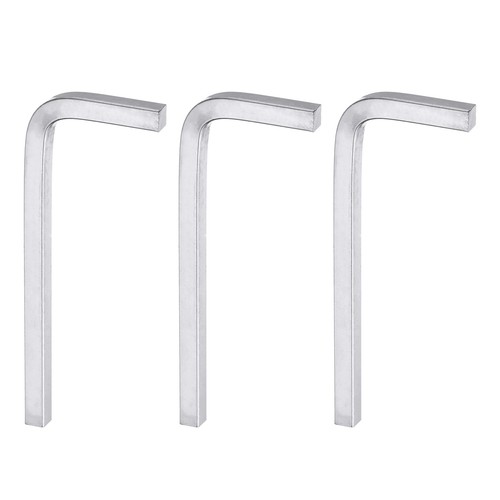 3pcs L-Shaped Square Head Wrenches Keys 6mm 4 Point Metric Wrenches ...