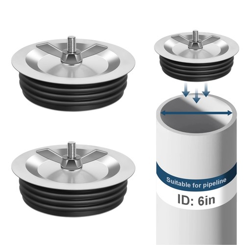 6 Inch Sewer Cleanout ,Steel Mechanical Test Plugs, Expansion Pipe ...