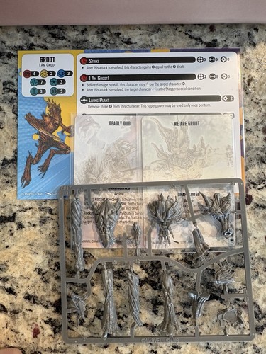 Marvel Crisis Protocol: Groot New On Sprue With Character And Tactics ...