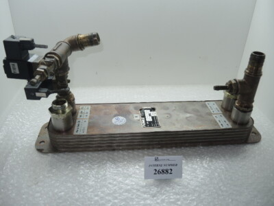 Plate oil cooler Funke type TPL 00-L-10-22, Ferromatik used spare parts ...