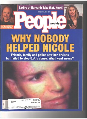 People Weekly Magazine February 20, 1995 Why Nobody Helped Nicole AK | eBay