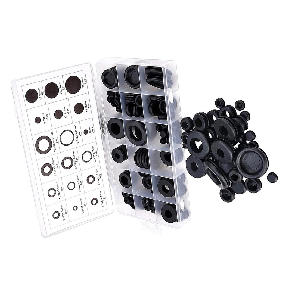 Rubber Grommets Blanking open closed blind Grommets assorted sizes ...