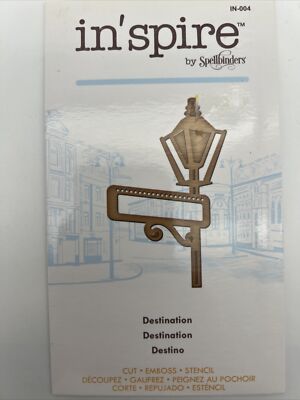 Inspire by Spellbinders DESTINATION IN-004 Die / Metal Dies Street Sign ...