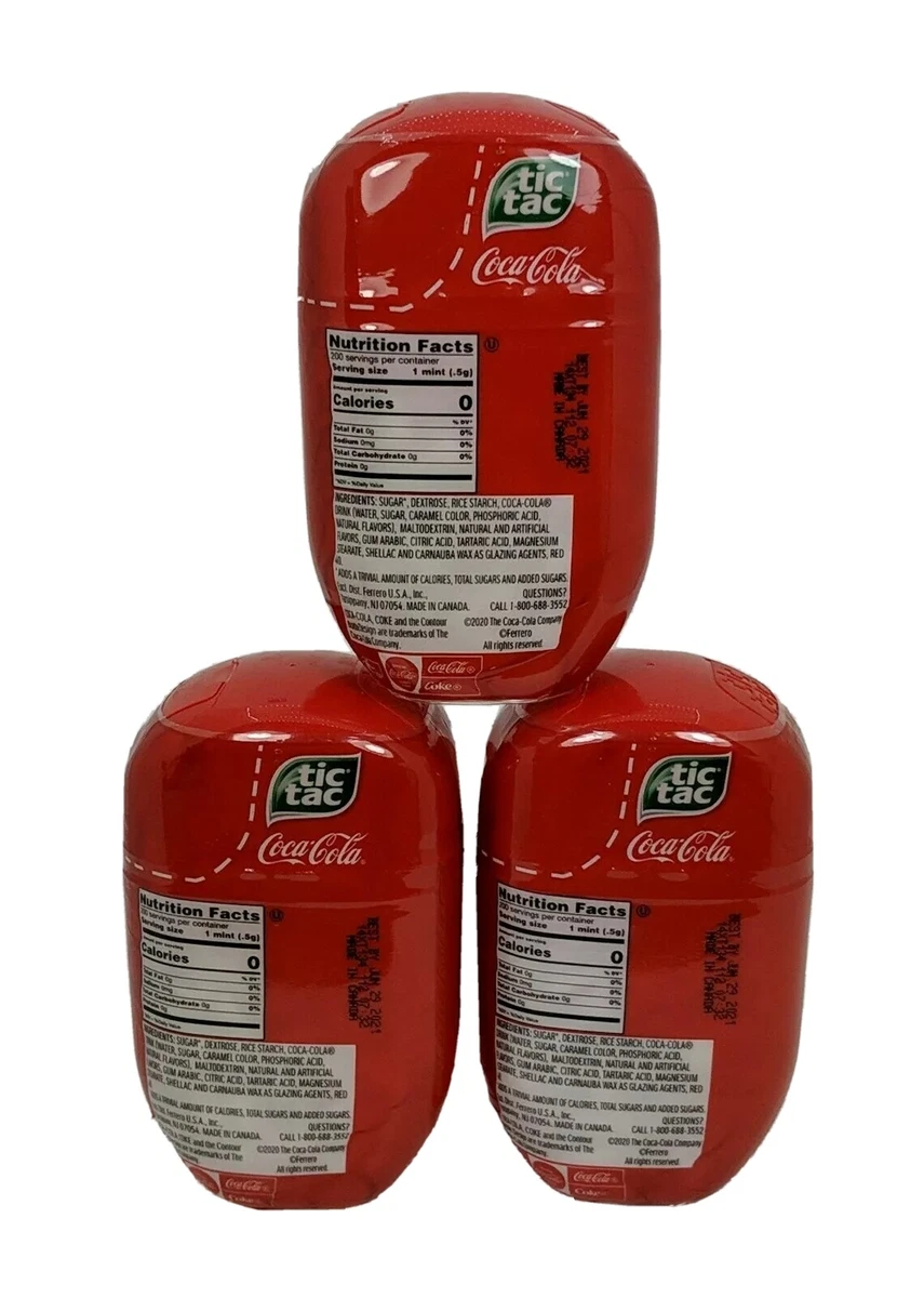 Tic Tac Coca-Cola Fresh Breath Mints, Bulk Hard Candy, 55% OFF