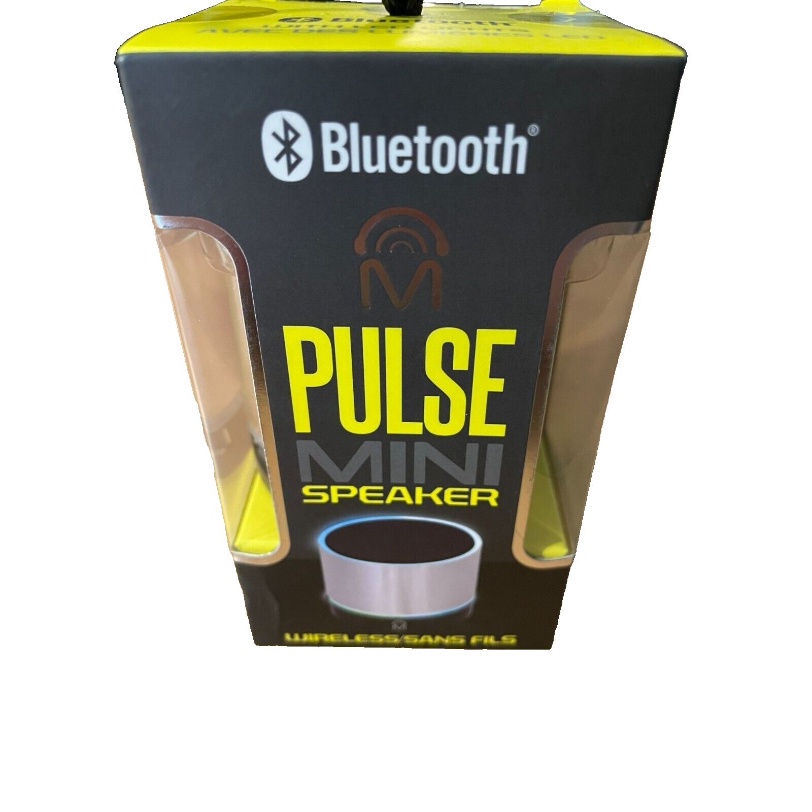 NEW Mental Pulse Bluetooth Mini Speaker - Black/Yellow - Great Sound | eBay