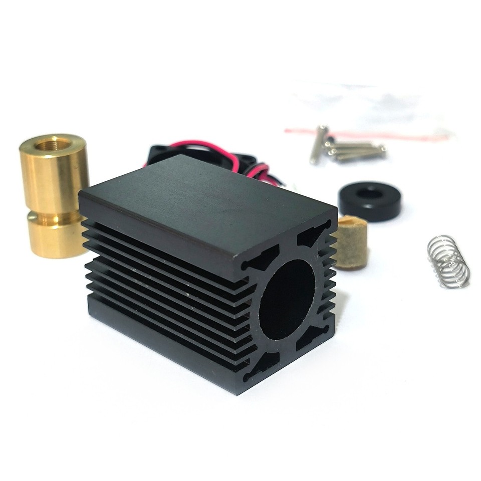 Focusable Housing/Case/Heatsink for 445nm 450nm 9mm Laser Diode LD ...