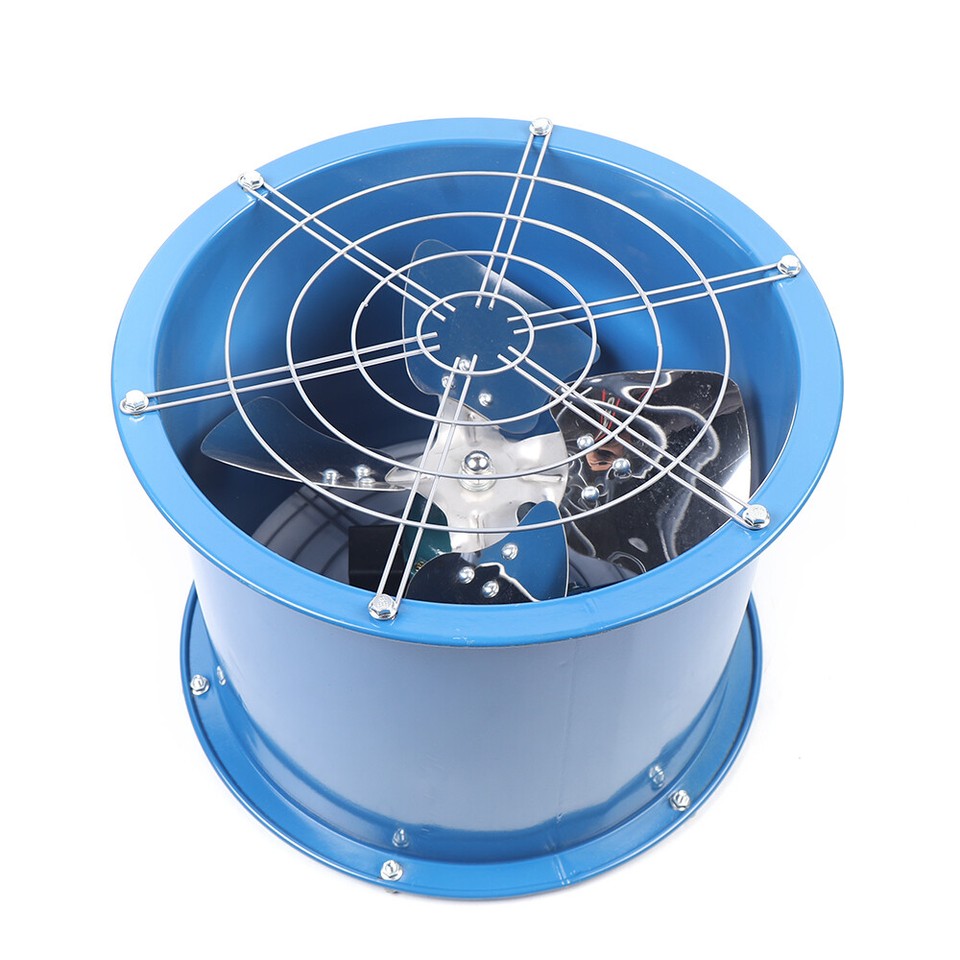 10" Axial Fan 250W Portable Ventilator for Workshop Kitchen ...