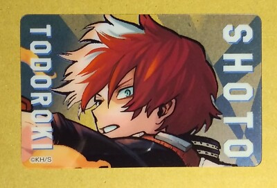 My Hero Academia Exhibition DRAWING SMASH Clear Card Shoto Todoroki | eBay