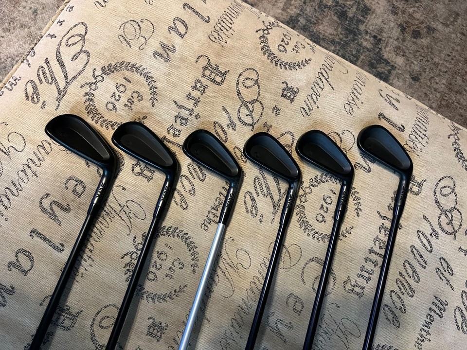 Stix Iron Set 5-PW, Stiff Shaft, Mid Sized GF Grips -1/2" Length | eBay