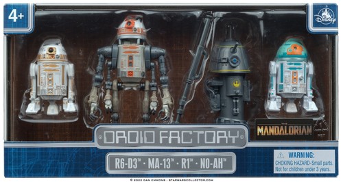 Disney Droid Factory Depot Mandalorian Droids 6-D3, MA-13, R1 & N0-AH ...