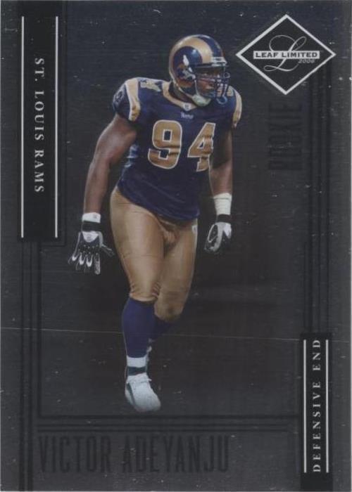 2006 Leaf Limited - Rookie Victor Adeyanju #247 /299 (RC) for sale ...