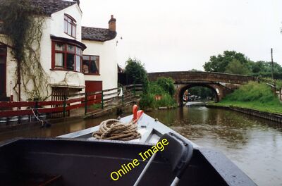 Photo 12x8 Boat Inn Bridge 34 Shropshire Union Canal Gnosall Heath ...