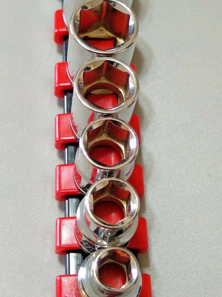 Blue Point BLPS38516 to BLP3878, 3/8 Dr. 10 Pc Set, Shallow, 5/16" to 7 ...