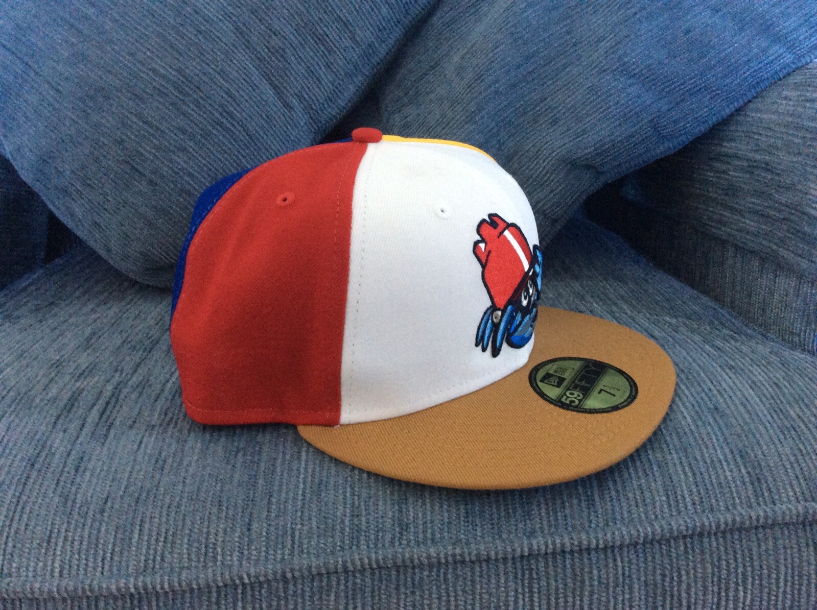 NWT NEW ERA Lakewood Blueclaws 59FIFTY size 7 1/2 Fitted Cap Hat MiLB ...