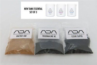 ADA Substrate Additives - Tourmaline BC, Clear Super, Bacter 100 Amano ...