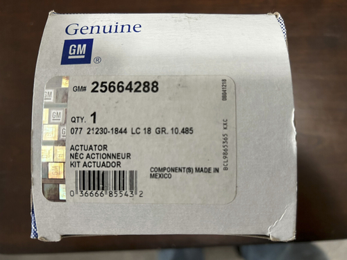 Front LH Door Lock Actuator w/ integrated latch GM OEM P/N 25664288 | eBay