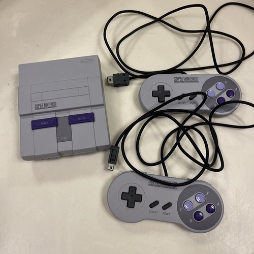 Nintendo Super NES Mini Classic Edition Control Deck CLV-201 w/Two ...