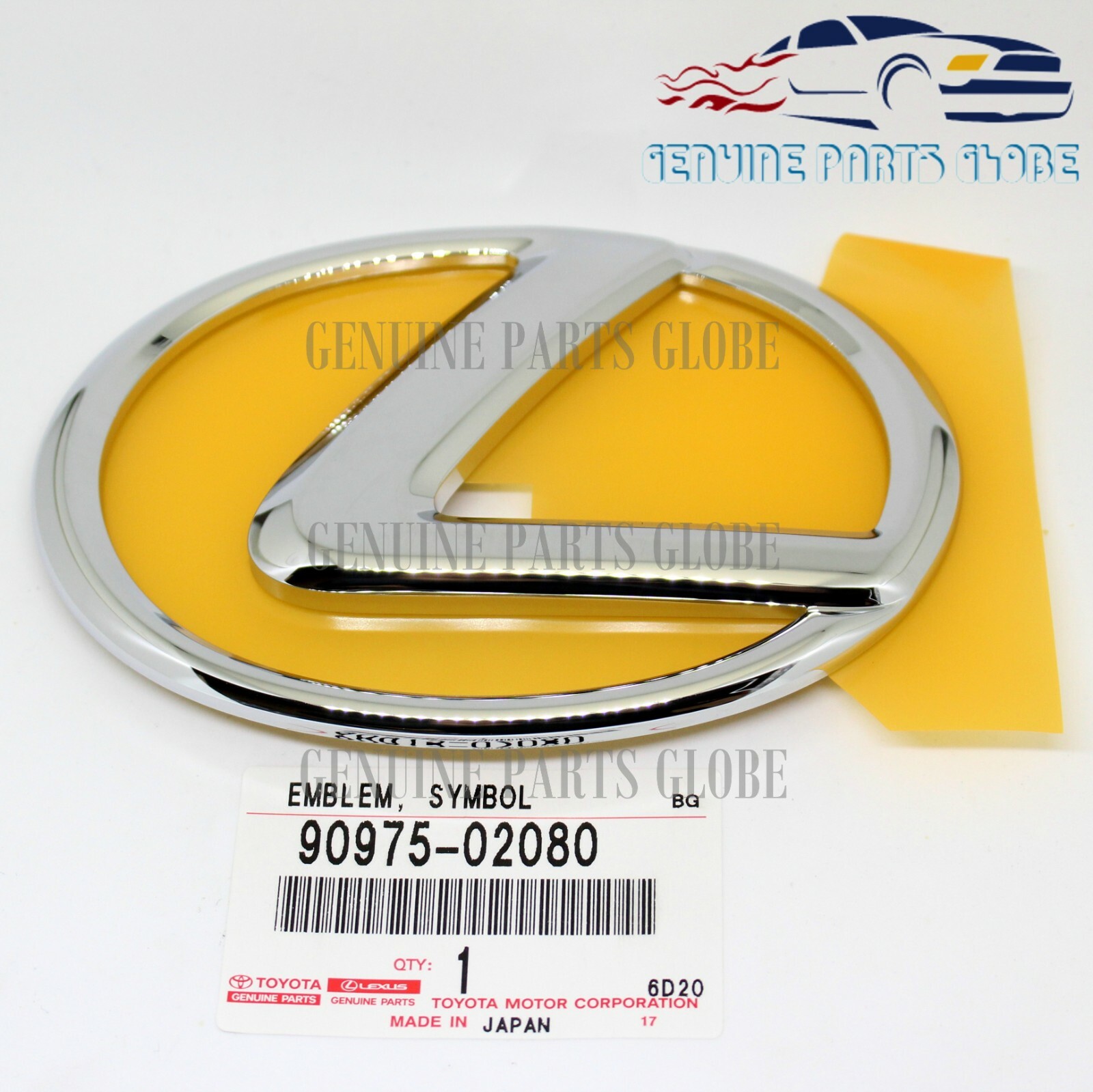 LEXUS GENUINE IS250 IS350 CHROME RADIATOR GRILLE EMBLEM W/O DISTANCE ...