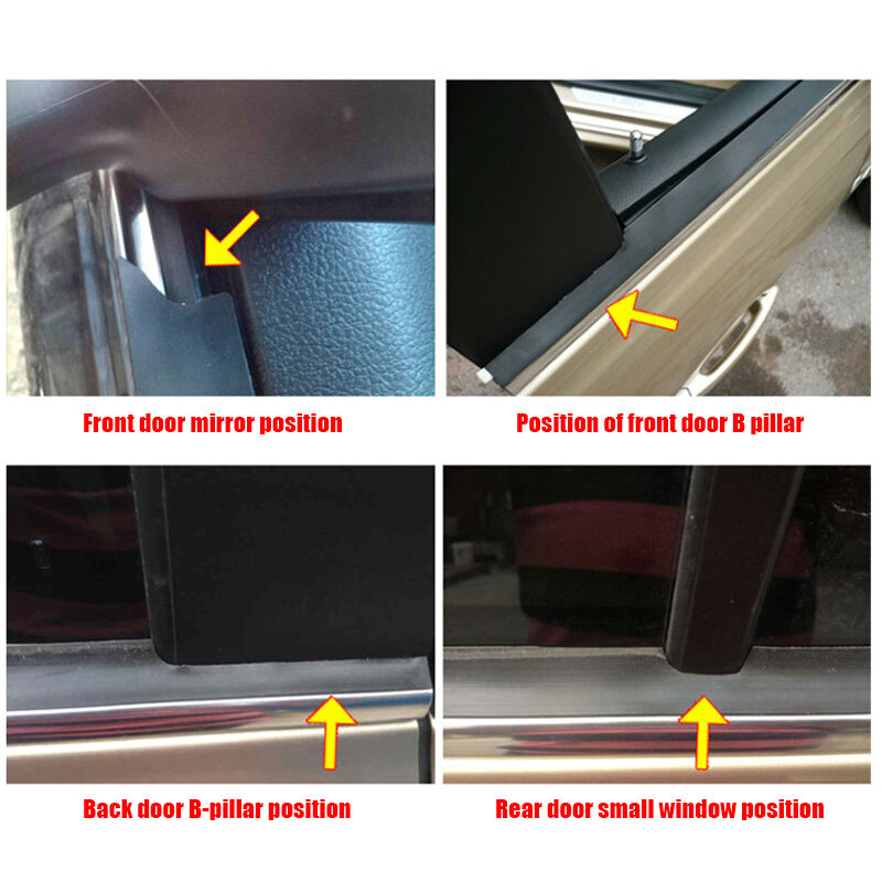 4M Rubber Seal Weather Strip Door Window Edge Molding Trim Universal ...