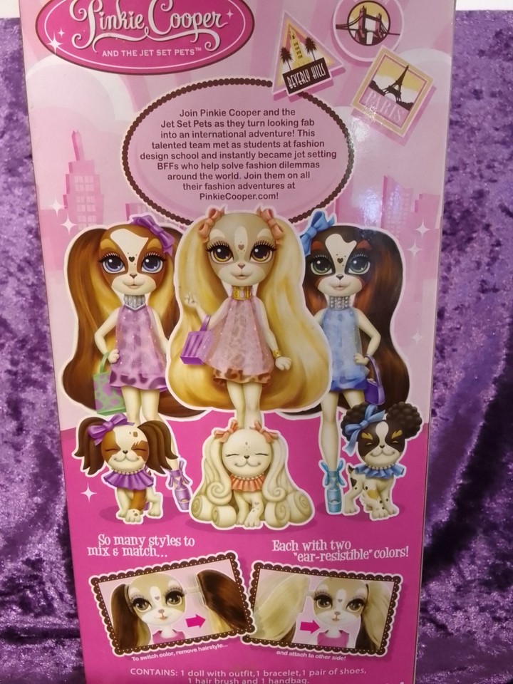 Pinkie Cooper & The Jet Set Pets: pepper Parson Dog Doll NRFB | eBay ...